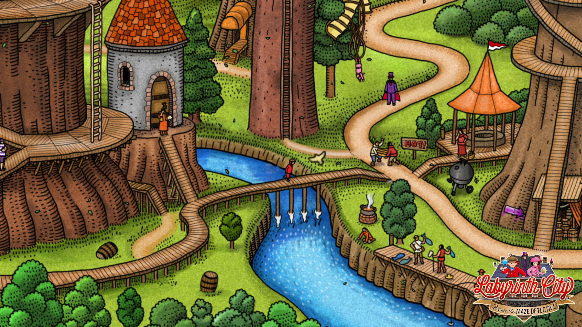 Le plein d'images pour Labyrinth City: Pierre the Maze Detective ...