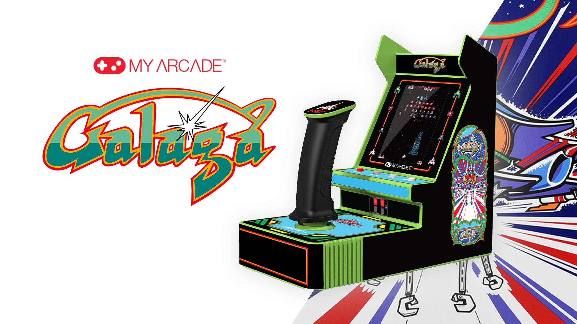 La nouvelle gamme Joystick Players de mini bornes My Arcade arrive avec ...