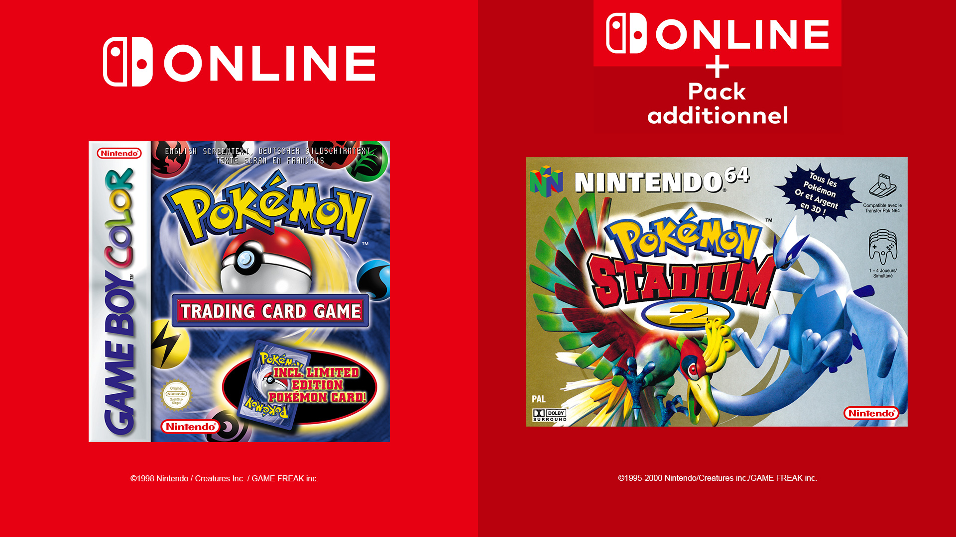 Pokémon Trading Card Game et Pokémon Stadium 2 arrivent sur Nintendo ...