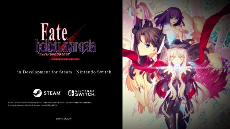Fate/hollow ataraxia REMASTERED annoncé sur Nintendo Switch | Nintendo-Town.fr