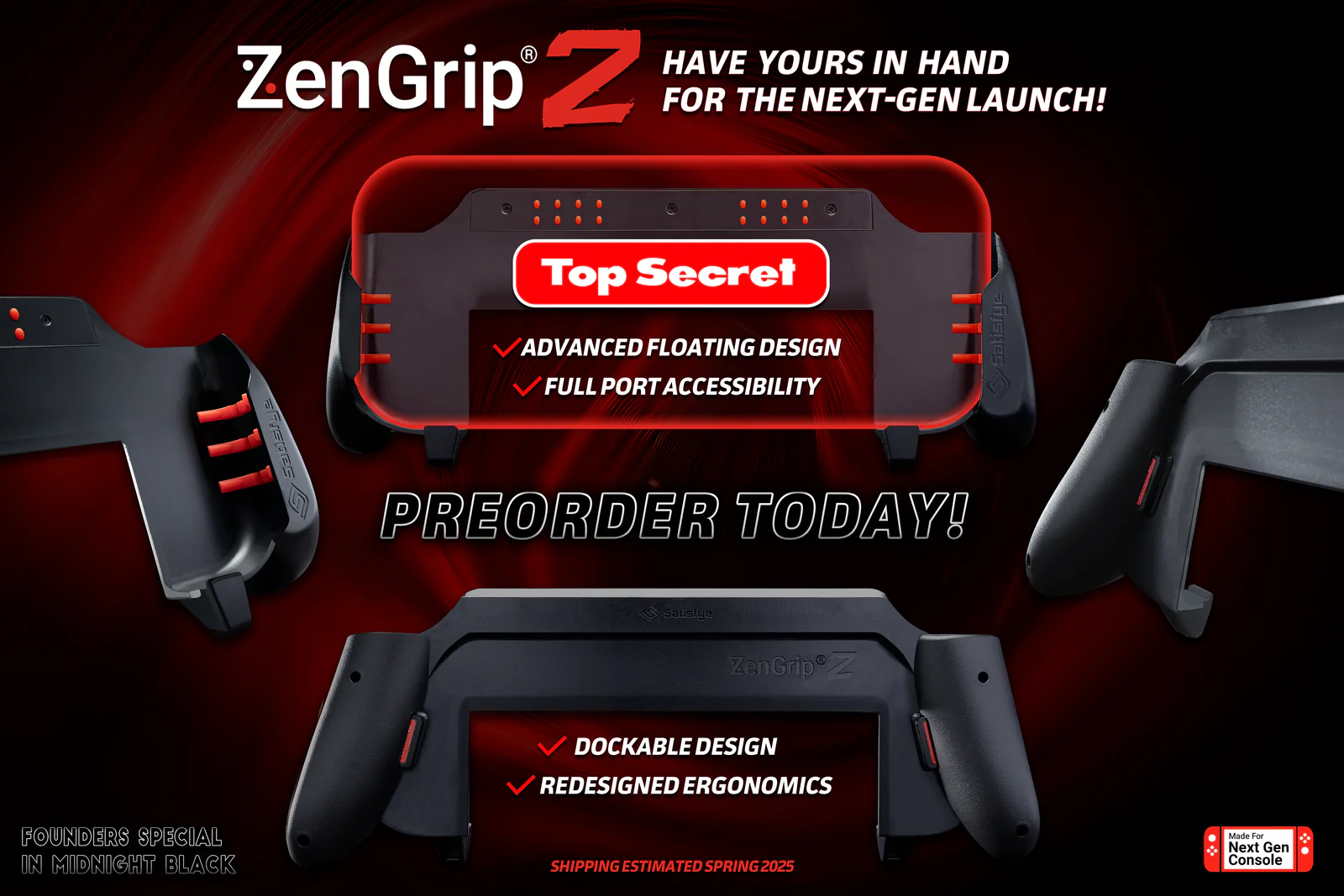 Satisfye dévoile l'accessoire "ZenGrip 2" apparemment destiné à la ...