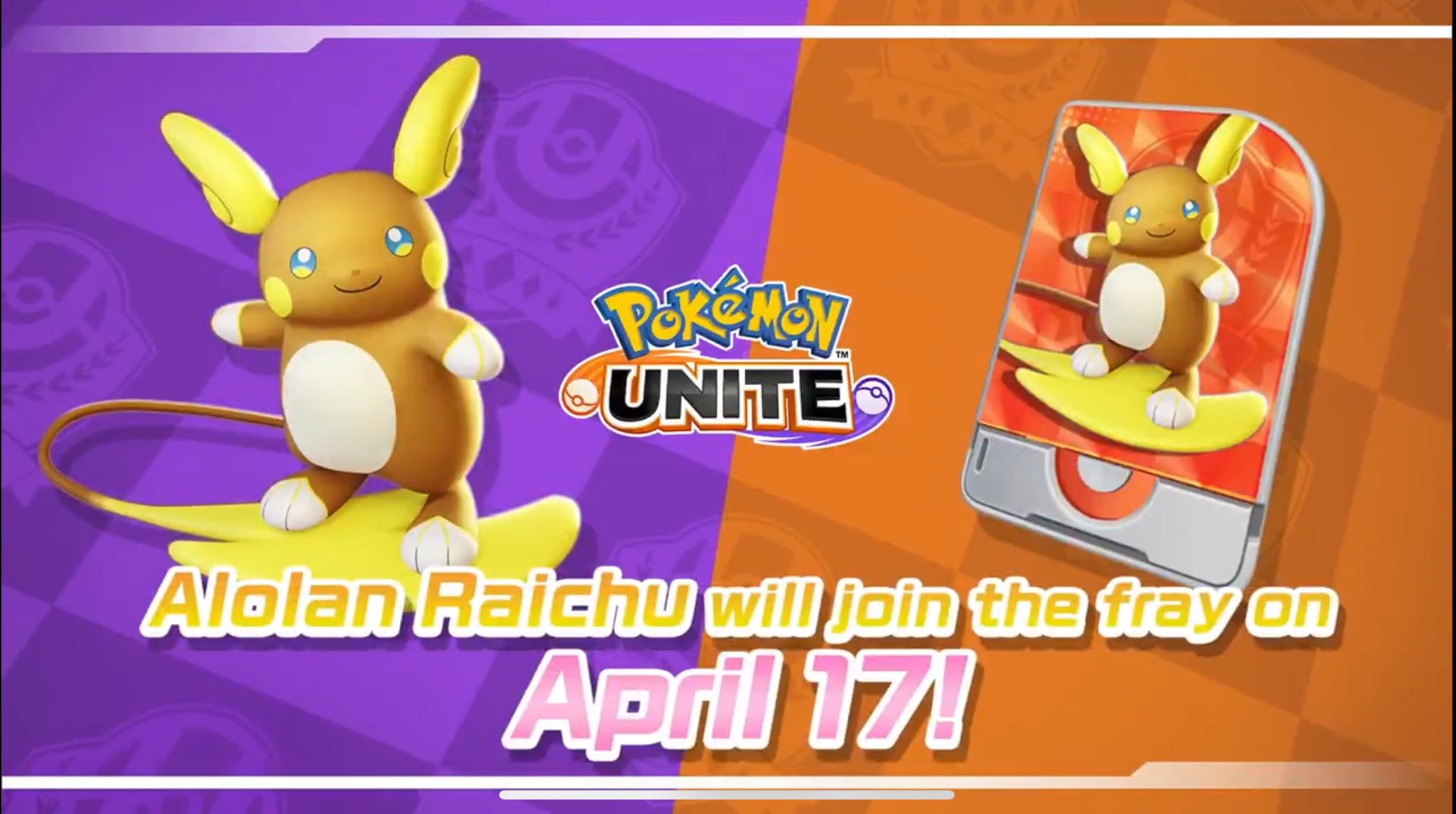 Raichu d'Alola arrive dans Pokemon Unite à partir du 17 avril ...