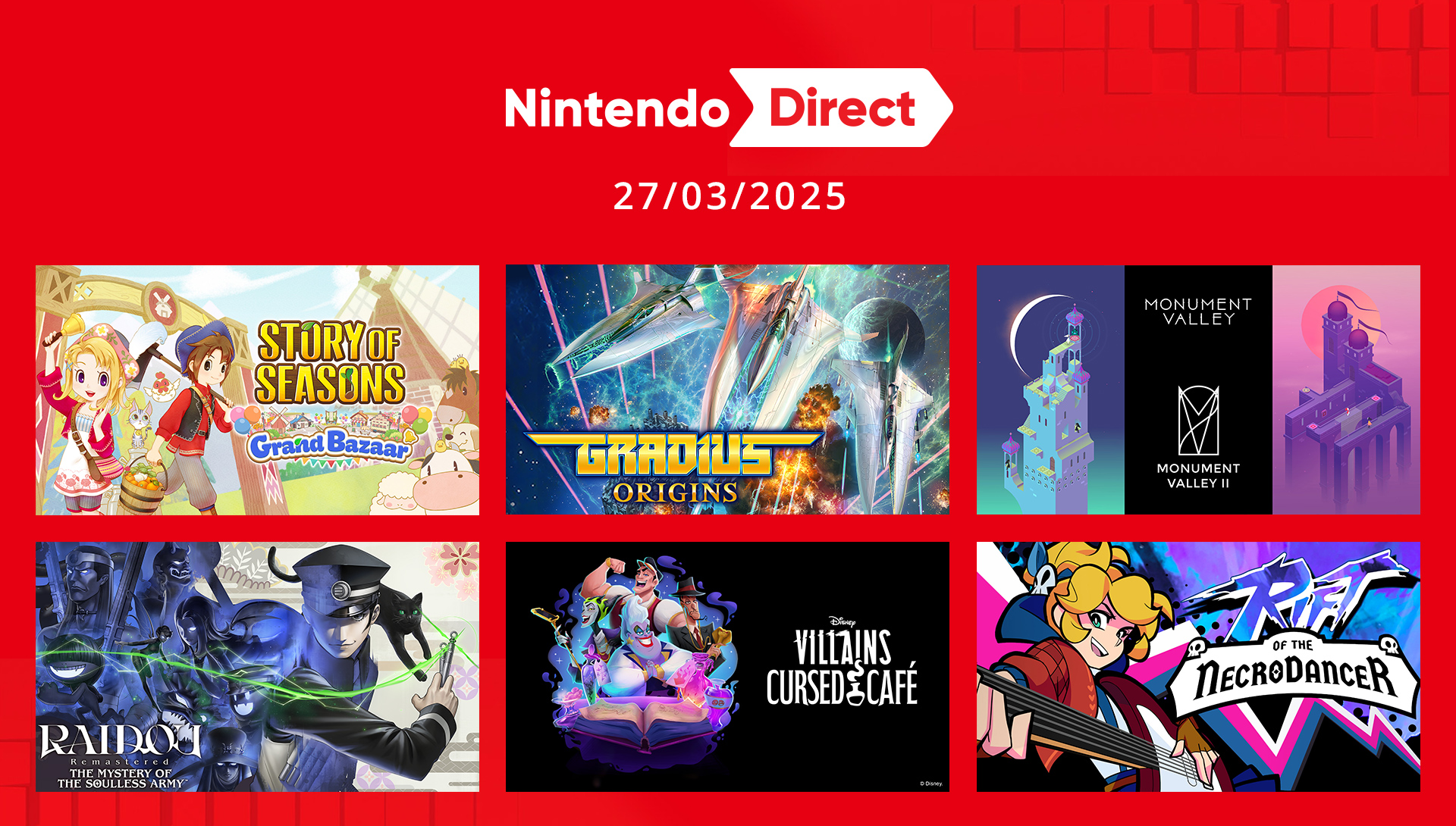 Résumé complet du Nintendo Direct du jeudi 27 mars 2025 | Nintendo-Town.fr