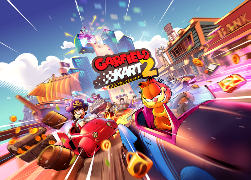 Garfield Kart 2 – All You Can Drift | Nintendo-Town.fr